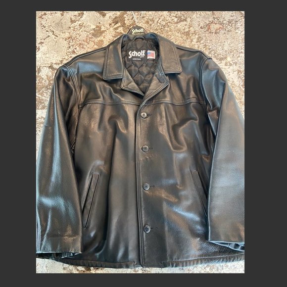 Schott NYC | Jackets & Coats | Schott Nyc Black Leather Jacket | Poshmark